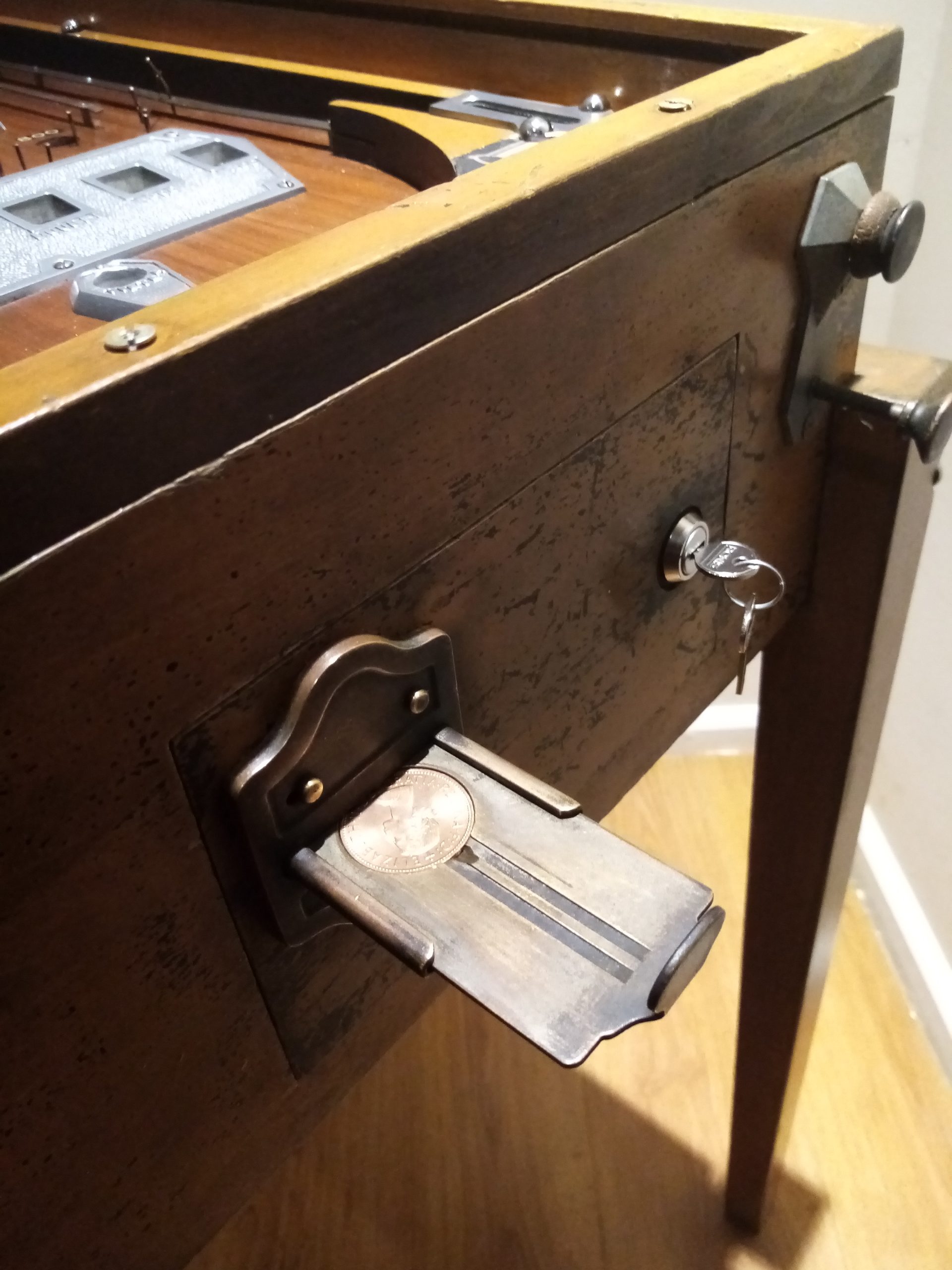 1933 1d old penny Genco SILVER CUP pinball Machine – RPMworld